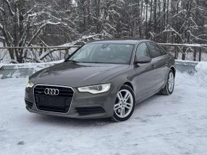 Grey Audi A6 2014 in Vilnius, with an engine capacity of 2.97 L and mileage of 284 thousand km for 12200 €, photo  on AUTOMOTO.COM.LV