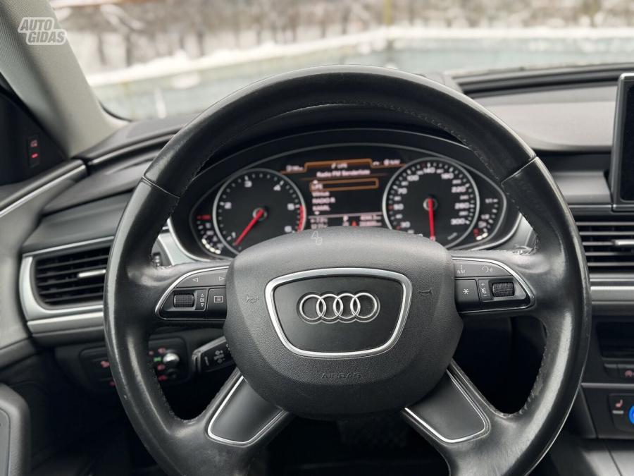 Pelēks Audi A6 2014 Viļņa, ar dzinēja tilpumu 3.00 L un nobraukumu 284 tūkst. km par 12200 €, foto 23 vietnē AUTOMOTO.COM.LV