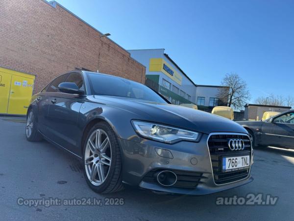 Grey Audi A6 2014 in Tallinn, with an engine capacity of 3.00 L and mileage of 297 thousand km for 10900 €, photo 1 on AUTOMOTO.COM.LV