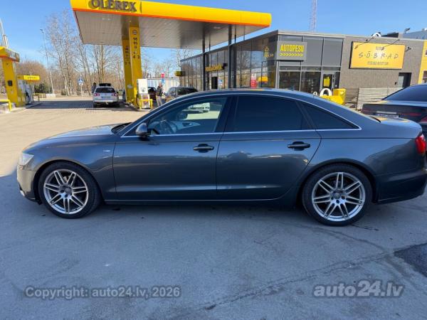 Grey Audi A6 2014 in Tallinn, with an engine capacity of 3.00 L and mileage of 297 thousand km for 10900 €, photo 6 on AUTOMOTO.COM.LV