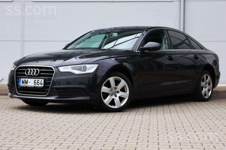 Grey Audi A6 2014 in Riga, with an engine capacity of 2.00 L and mileage of 0 thousand km for 7995 €, photo 1 on AUTOMOTO.COM.LV