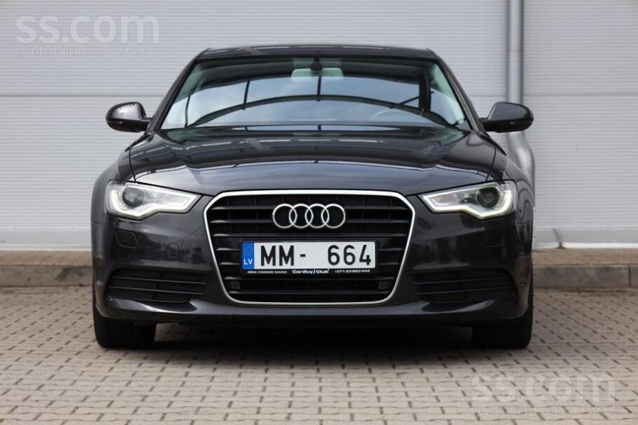 Grey Audi A6 2014 in Riga, with an engine capacity of 2.00 L and mileage of 0 thousand km for 7995 €, photo 4 on AUTOMOTO.COM.LV