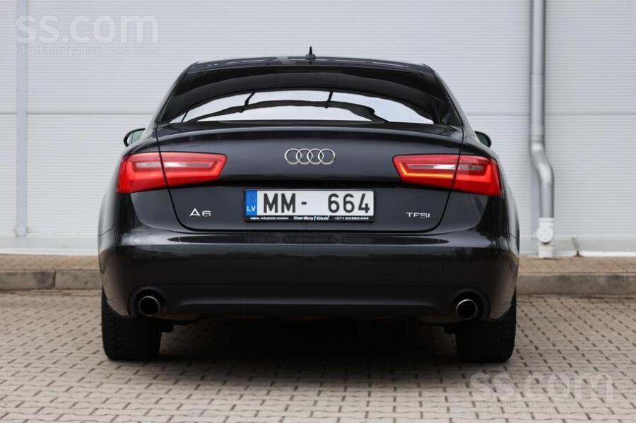Grey Audi A6 2014 in Riga, with an engine capacity of 2.00 L and mileage of 0 thousand km for 7995 €, photo 6 on AUTOMOTO.COM.LV