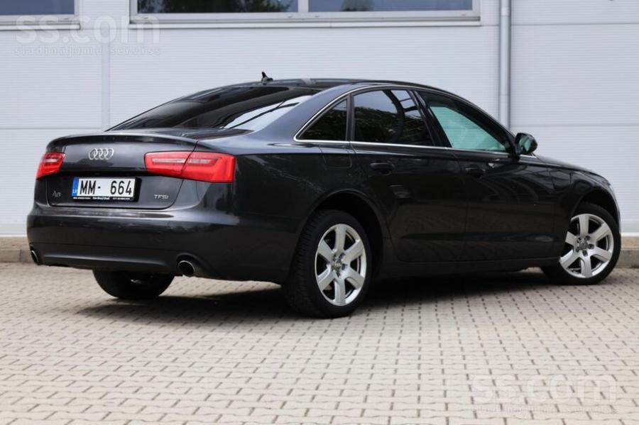 Grey Audi A6 2014 in Riga, with an engine capacity of 2.00 L and mileage of 0 thousand km for 7995 €, photo 7 on AUTOMOTO.COM.LV