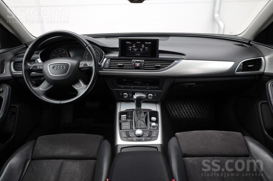 Grey Audi A6 2014 in Riga, with an engine capacity of 2.00 L and mileage of 0 thousand km for 7995 €, photo 8 on AUTOMOTO.COM.LV