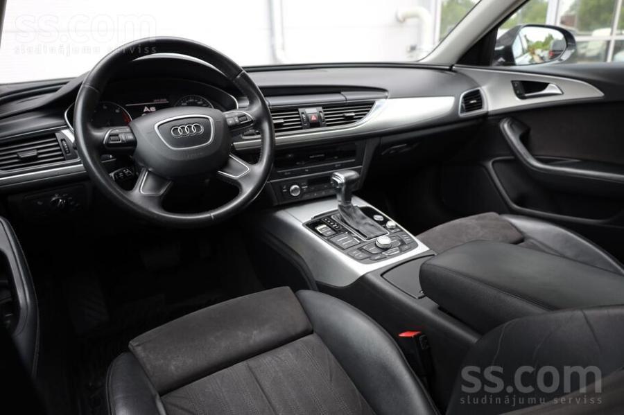 Grey Audi A6 2014 in Riga, with an engine capacity of 2.00 L and mileage of 0 thousand km for 7995 €, photo 9 on AUTOMOTO.COM.LV