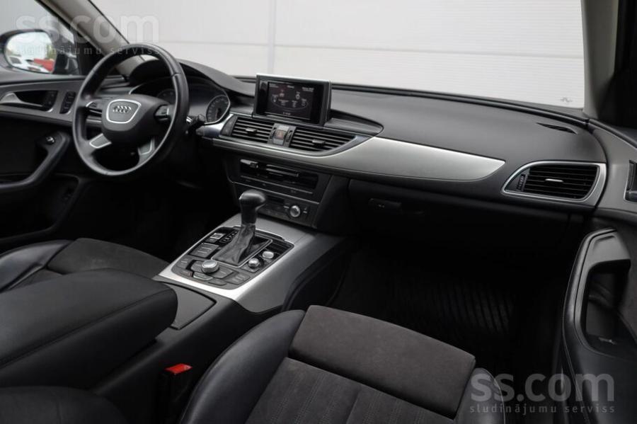 Grey Audi A6 2014 in Riga, with an engine capacity of 2.00 L and mileage of 0 thousand km for 7995 €, photo 12 on AUTOMOTO.COM.LV