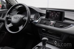Grey Audi A6 2014 in Riga, with an engine capacity of 2.00 L and mileage of 0 thousand km for 7995 €, photo 13 on AUTOMOTO.COM.LV