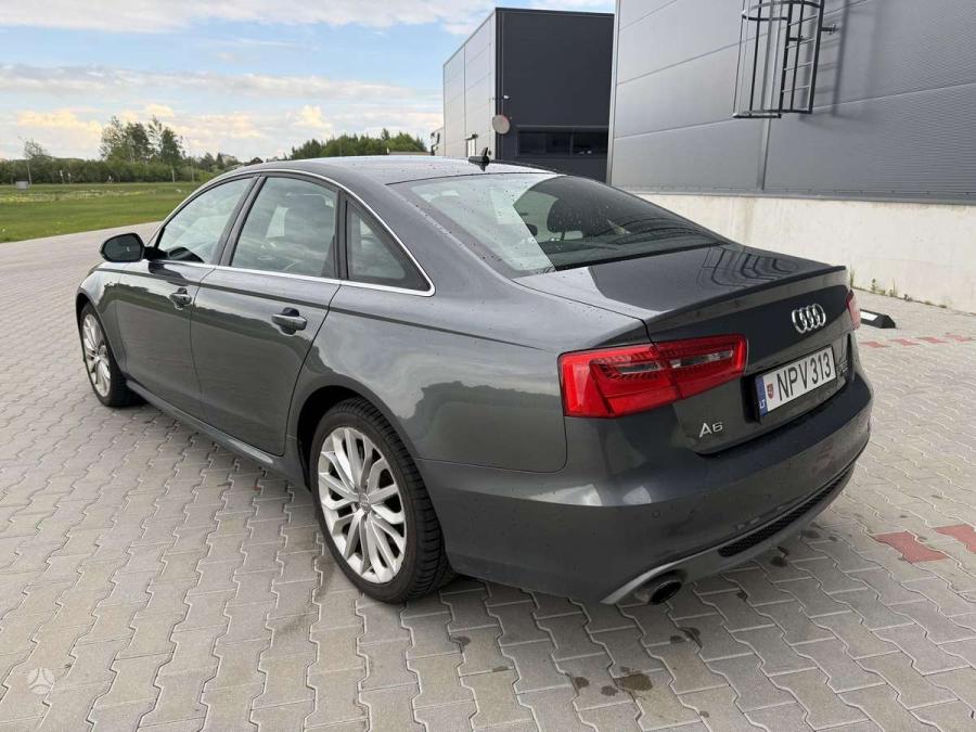 Grey Audi A6 2014 in Siauliai, with an engine capacity of 3.00 L and mileage of 246 thousand km for 8600 €, photo 4 on AUTOMOTO.COM.LV