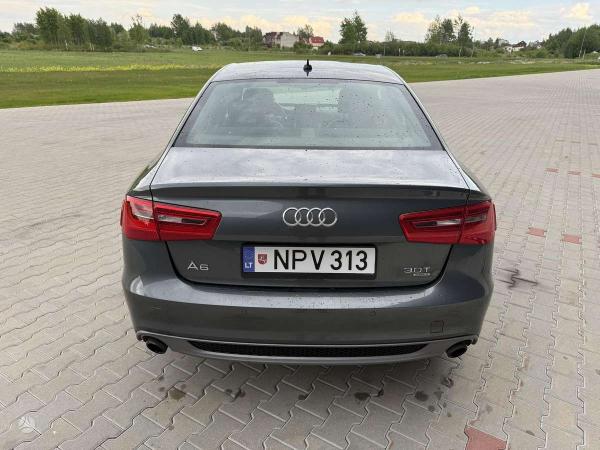 Pelēks Audi A6 2014 Šauļi, ar dzinēja tilpumu 3.00 L un nobraukumu 246 tūkst. km par 8600 €, foto 4 vietnē AUTOMOTO.COM.LV