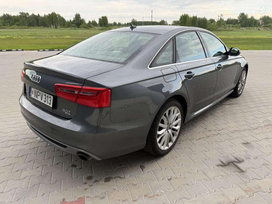 Grey Audi A6 2014 in Siauliai, with an engine capacity of 3.00 L and mileage of 246 thousand km for 8600 €, photo 6 on AUTOMOTO.COM.LV