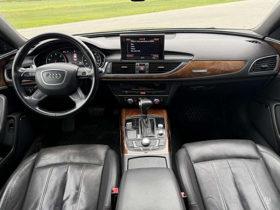 Grey Audi A6 2014 in Siauliai, with an engine capacity of 3.00 L and mileage of 246 thousand km for 8600 €, photo 10 on AUTOMOTO.COM.LV