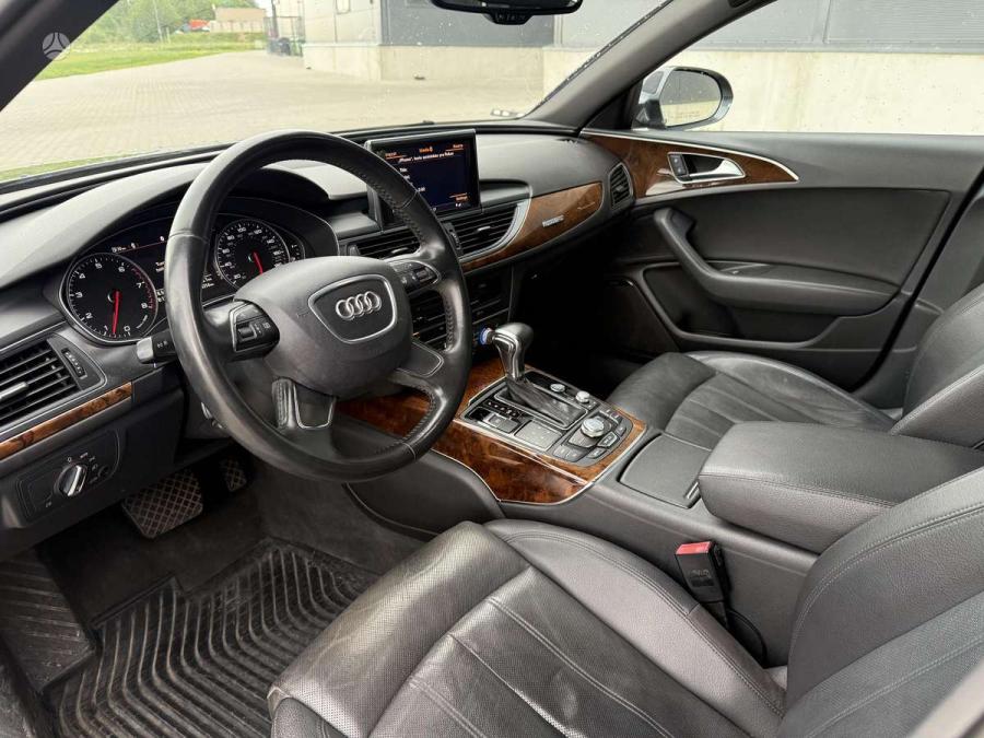 Grey Audi A6 2014 in Siauliai, with an engine capacity of 3.00 L and mileage of 246 thousand km for 8600 €, photo 12 on AUTOMOTO.COM.LV