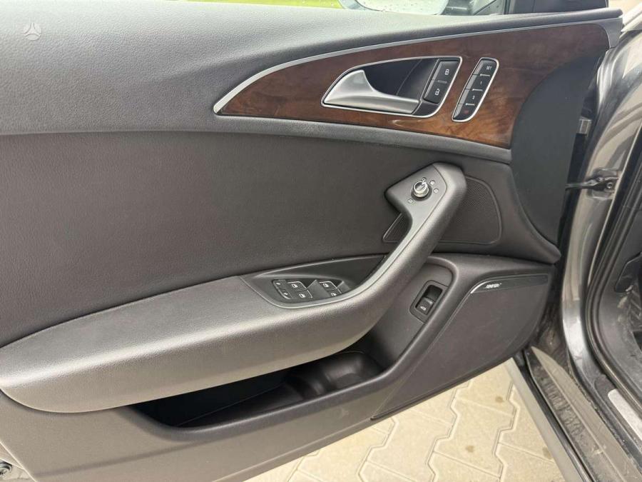 Grey Audi A6 2014 in Siauliai, with an engine capacity of 3.00 L and mileage of 246 thousand km for 8600 €, photo 17 on AUTOMOTO.COM.LV
