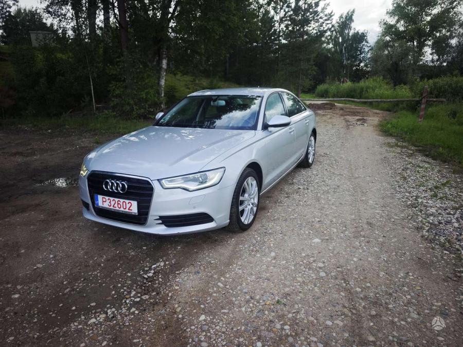Grey Audi A6 2014 in Ignalina, with an engine capacity of 2.97 L and mileage of 253 thousand km for 8850 €, photo 1 on AUTOMOTO.COM.LV