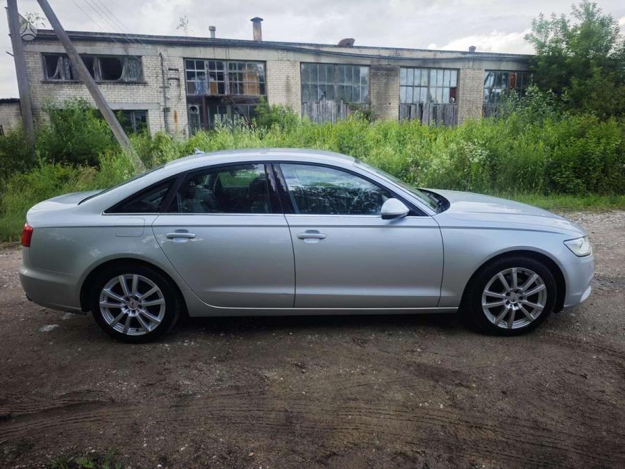 Grey Audi A6 2014 in Ignalina, with an engine capacity of 2.97 L and mileage of 253 thousand km for 8850 €, photo 5 on AUTOMOTO.COM.LV