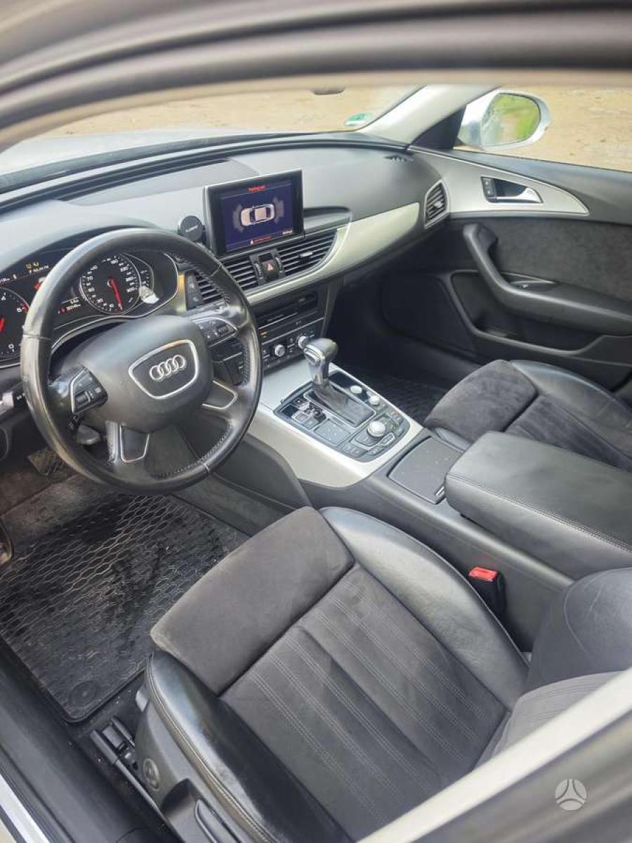 Grey Audi A6 2014 in Ignalina, with an engine capacity of 2.97 L and mileage of 253 thousand km for 8850 €, photo 9 on AUTOMOTO.COM.LV