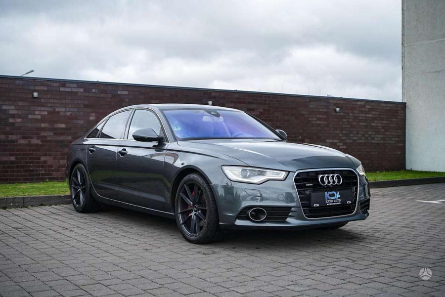Pelēks Audi A6 2014 Kauņa, ar dzinēja tilpumu 2.97 L un nobraukumu 247 tūkst. km par 12250 €, foto 1 vietnē AUTOMOTO.COM.LV