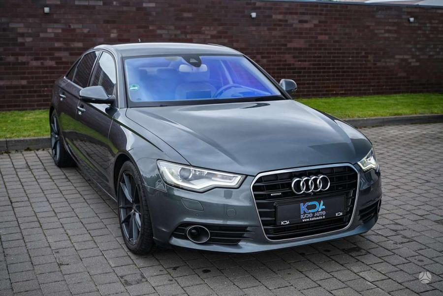 Pelēks Audi A6 2014 Kauņa, ar dzinēja tilpumu 2.97 L un nobraukumu 247 tūkst. km par 12250 €, foto 4 vietnē AUTOMOTO.COM.LV