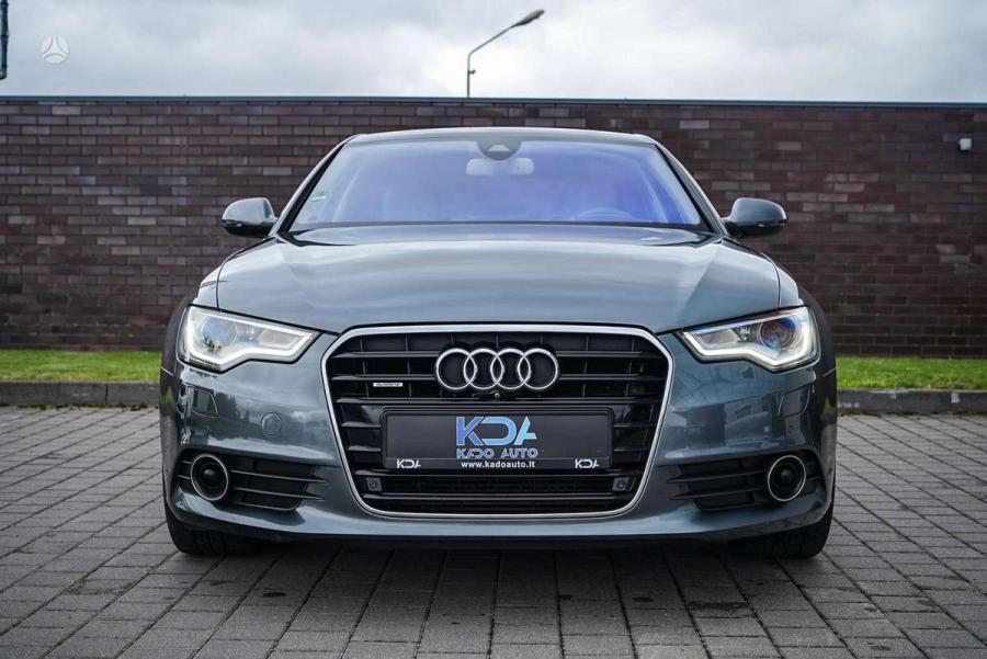 Pelēks Audi A6 2014 Kauņa, ar dzinēja tilpumu 2.97 L un nobraukumu 247 tūkst. km par 12250 €, foto 5 vietnē AUTOMOTO.COM.LV