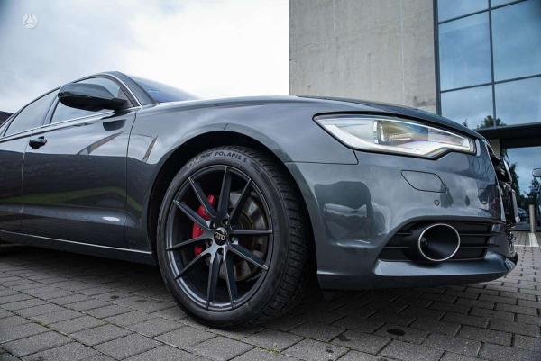 Grey Audi A6 2014 in Kaunas, with an engine capacity of 2.97 L and mileage of 247 thousand km for 12250 €, photo 7 on AUTOMOTO.COM.LV