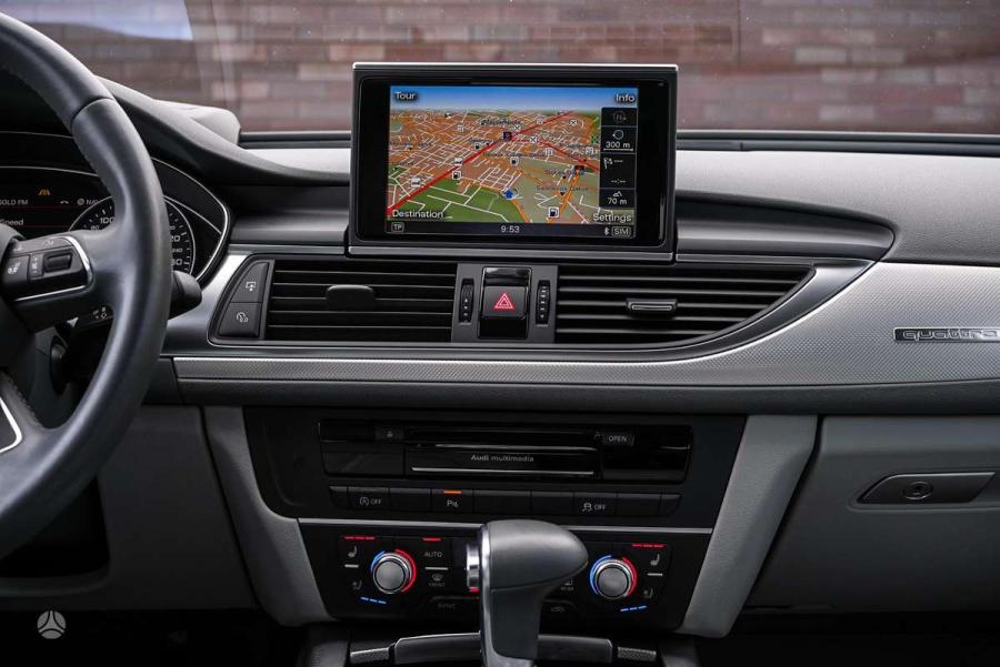 Pelēks Audi A6 2014 Kauņa, ar dzinēja tilpumu 2.97 L un nobraukumu 247 tūkst. km par 12250 €, foto 22 vietnē AUTOMOTO.COM.LV
