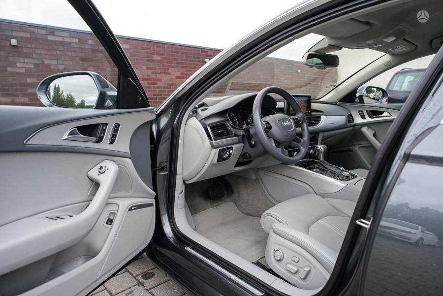 Pelēks Audi A6 2014 Kauņa, ar dzinēja tilpumu 2.97 L un nobraukumu 247 tūkst. km par 12250 €, foto 24 vietnē AUTOMOTO.COM.LV