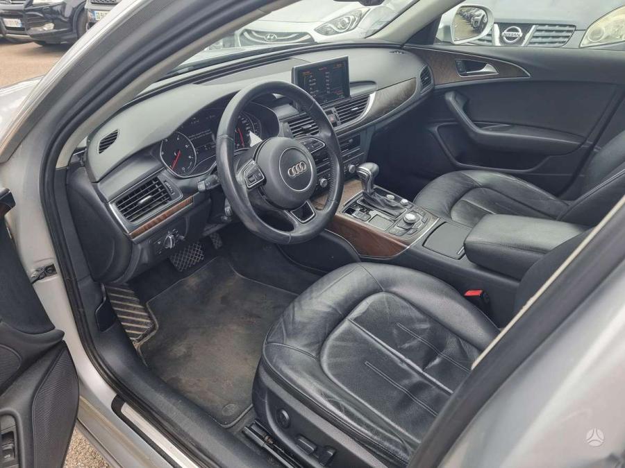 Pelēks Audi A6 2014 Tauragė, ar dzinēja tilpumu 1.97 L un nobraukumu 268 tūkst. km par 8500 €, foto 7 vietnē AUTOMOTO.COM.LV