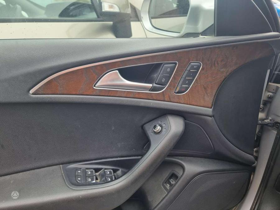 Pelēks Audi A6 2014 Tauragė, ar dzinēja tilpumu 1.97 L un nobraukumu 268 tūkst. km par 8500 €, foto 16 vietnē AUTOMOTO.COM.LV