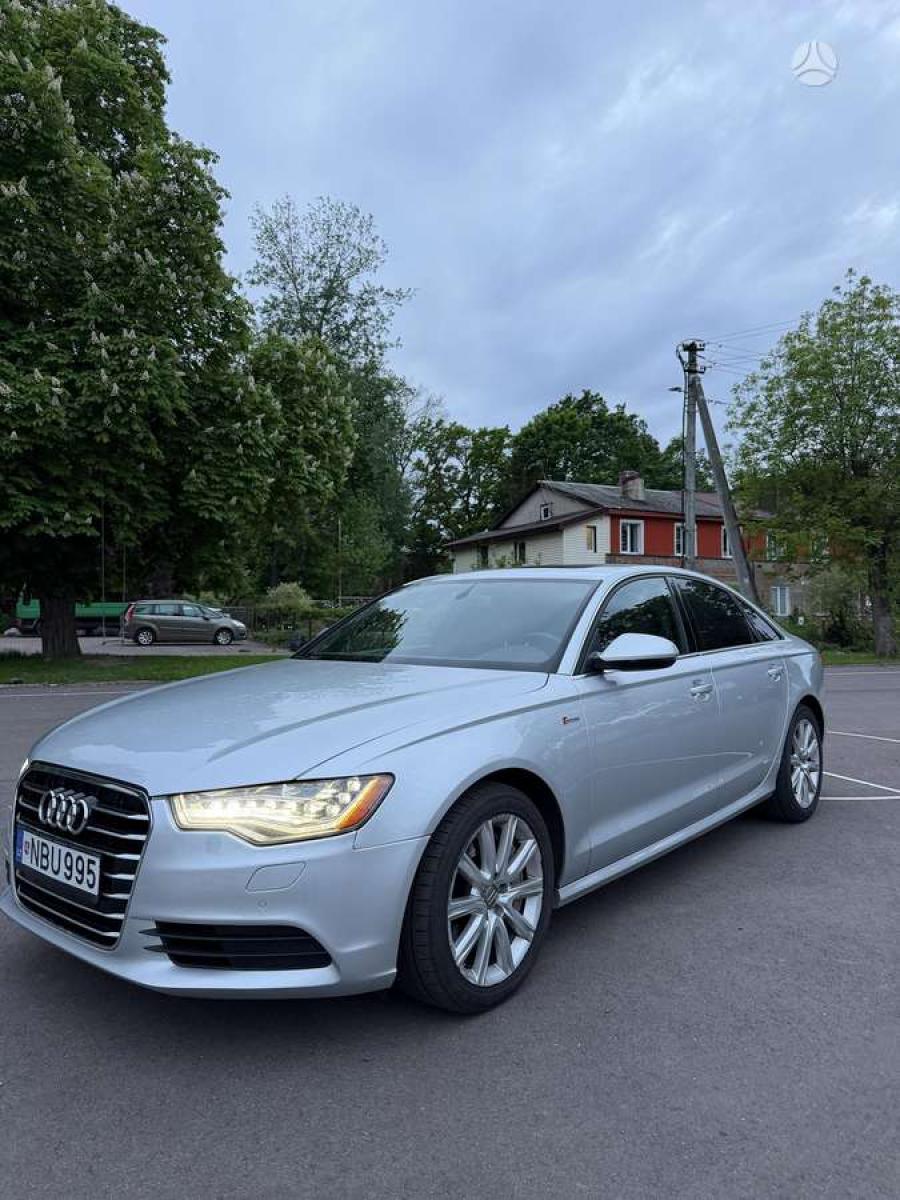 Pelēks Audi A6 2014 Kauņa, ar dzinēja tilpumu 3.00 L un nobraukumu 234 tūkst. km par 9200 €, foto 1 vietnē AUTOMOTO.COM.LV