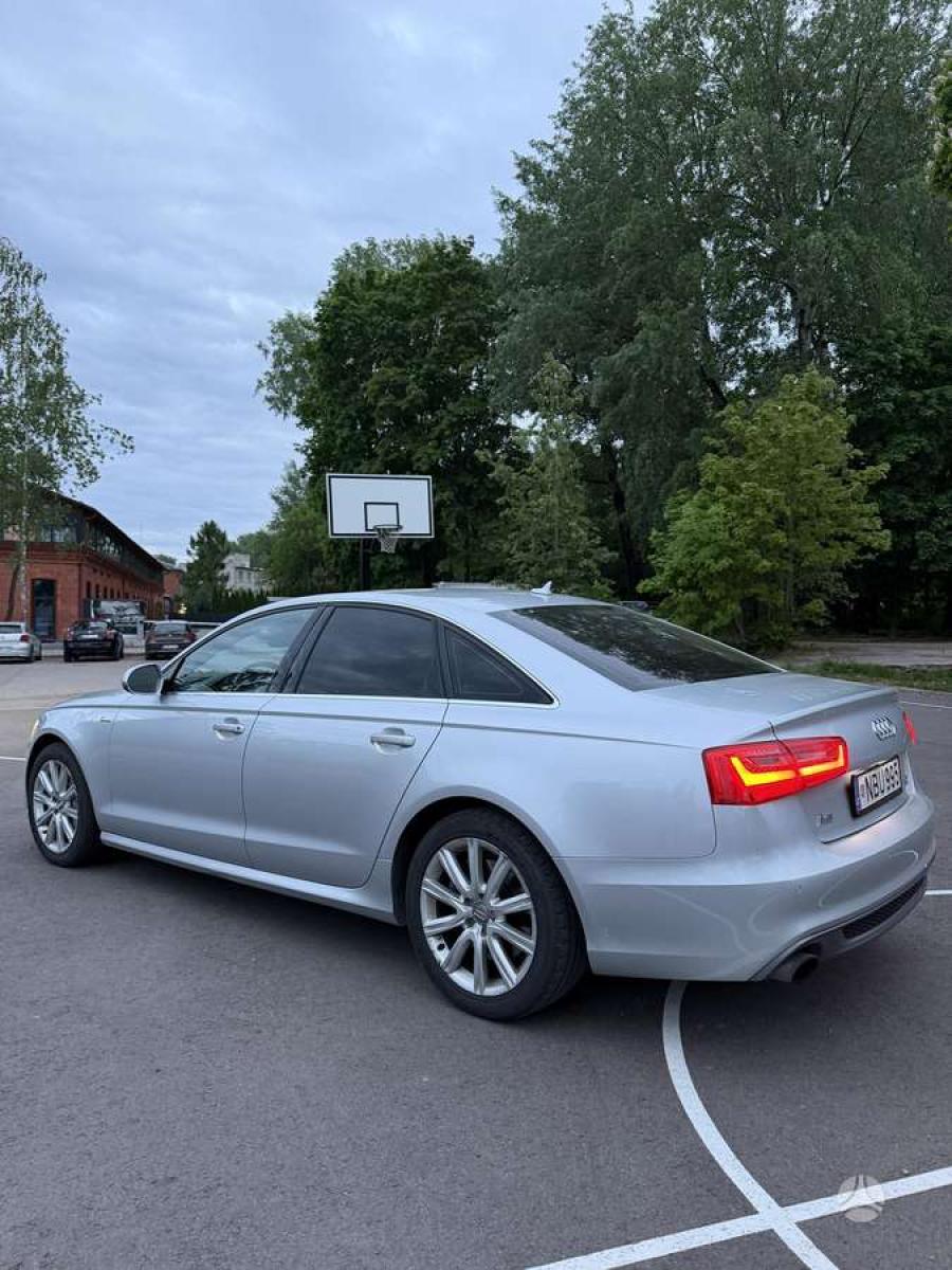 Pelēks Audi A6 2014 Kauņa, ar dzinēja tilpumu 3.00 L un nobraukumu 234 tūkst. km par 9200 €, foto 5 vietnē AUTOMOTO.COM.LV