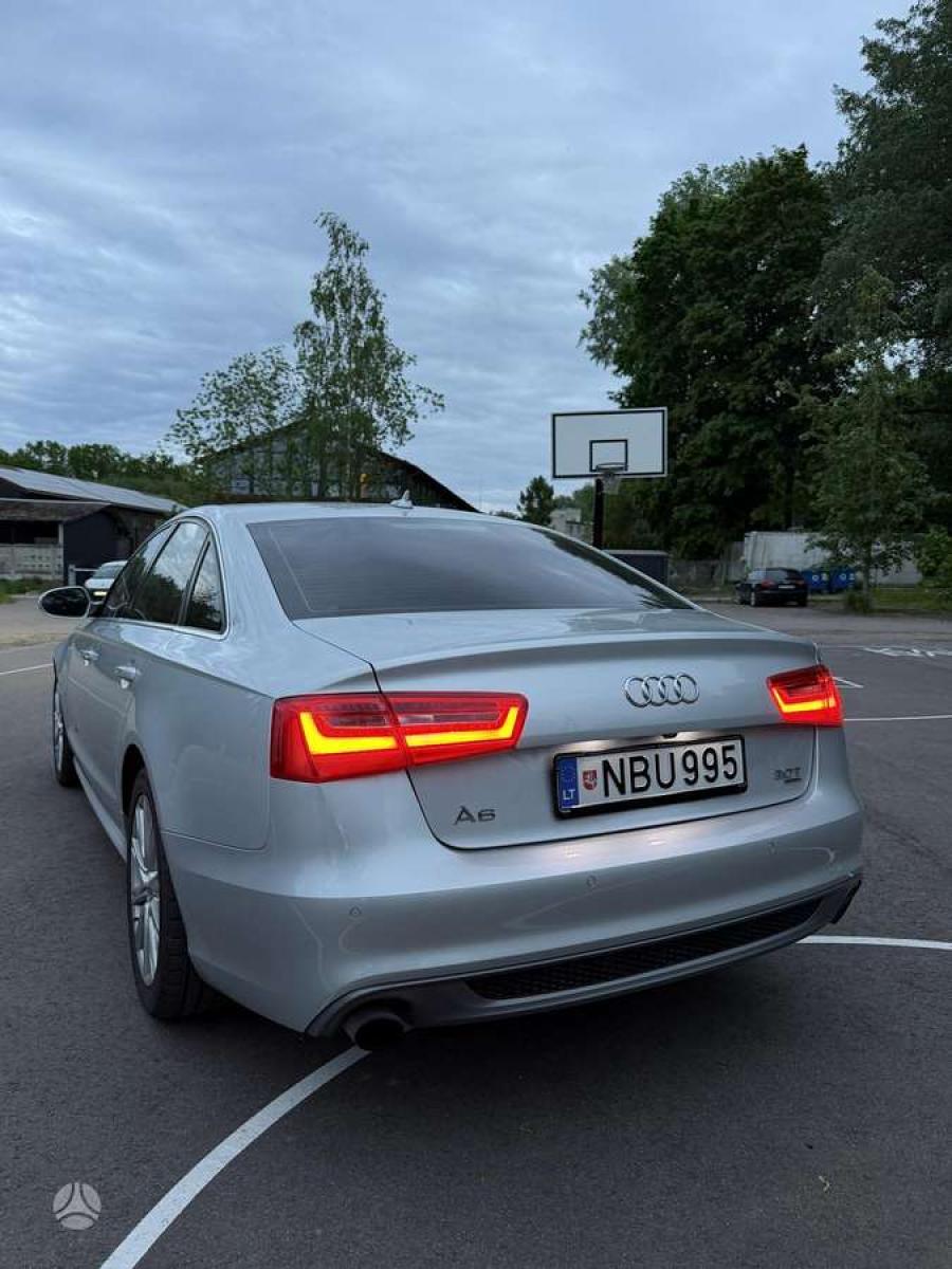 Pelēks Audi A6 2014 Kauņa, ar dzinēja tilpumu 3.00 L un nobraukumu 234 tūkst. km par 9200 €, foto 6 vietnē AUTOMOTO.COM.LV