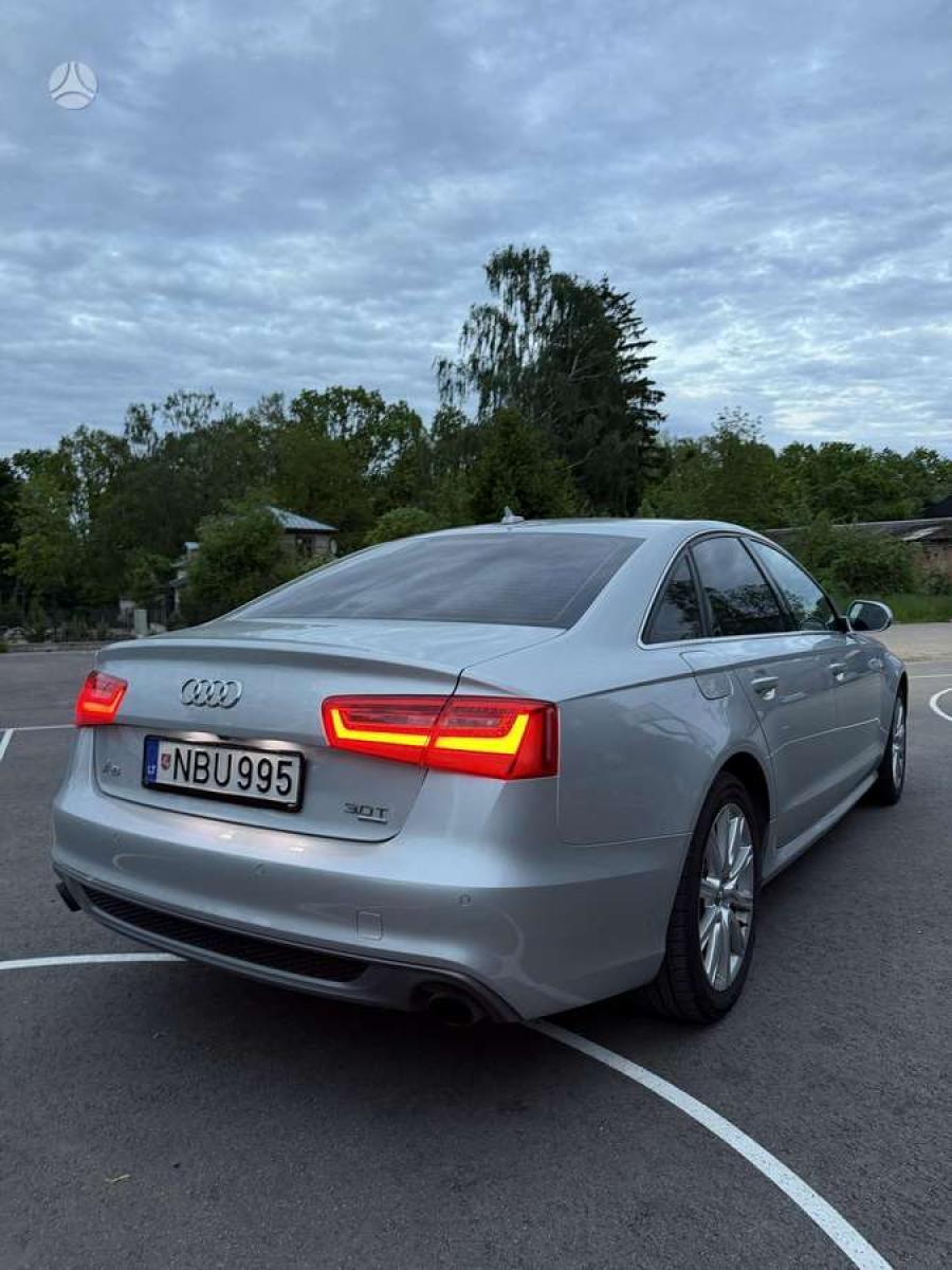 Pelēks Audi A6 2014 Kauņa, ar dzinēja tilpumu 3.00 L un nobraukumu 234 tūkst. km par 9200 €, foto 7 vietnē AUTOMOTO.COM.LV