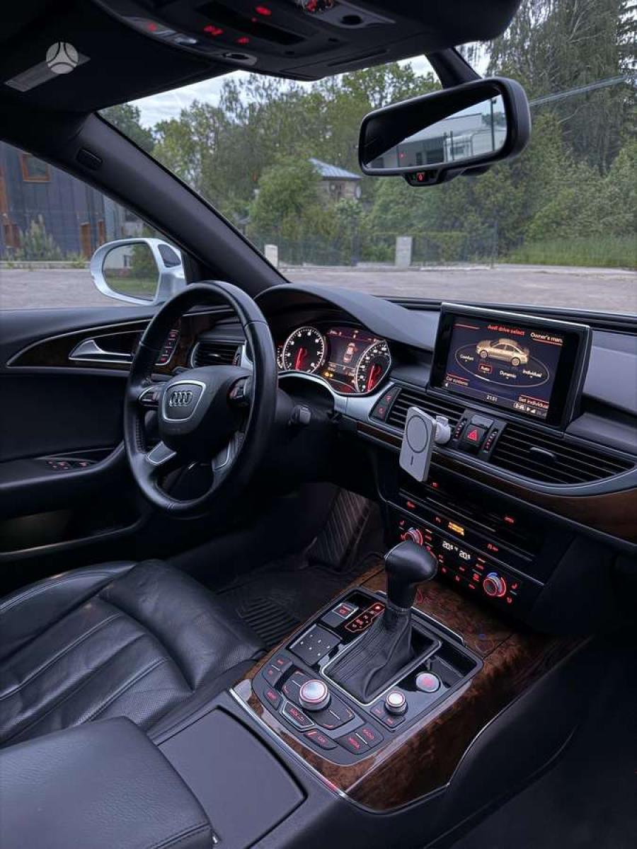 Pelēks Audi A6 2014 Kauņa, ar dzinēja tilpumu 3.00 L un nobraukumu 234 tūkst. km par 9200 €, foto 10 vietnē AUTOMOTO.COM.LV