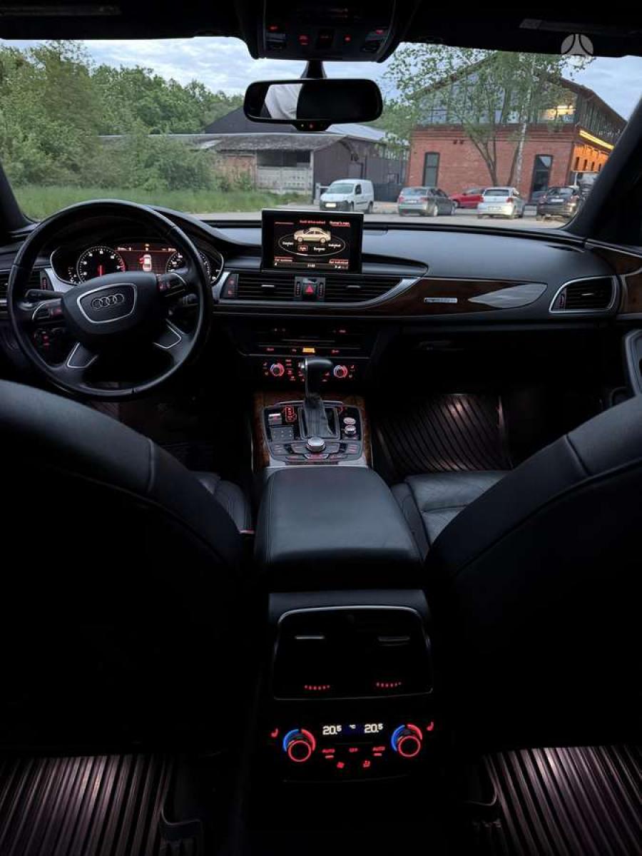 Pelēks Audi A6 2014 Kauņa, ar dzinēja tilpumu 3.00 L un nobraukumu 234 tūkst. km par 9200 €, foto 12 vietnē AUTOMOTO.COM.LV