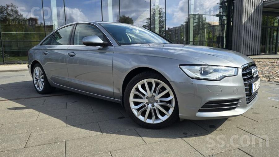 Pelēks Audi A6 2014 Rīga, ar dzinēja tilpumu 2.00 L un nobraukumu 175 tūkst. km par 14850 €, foto 4 vietnē AUTOMOTO.COM.LV
