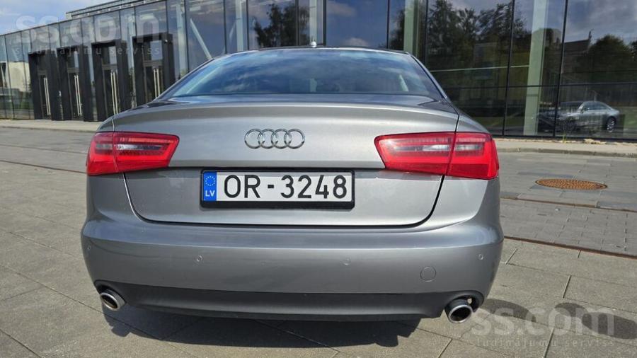 Pelēks Audi A6 2014 Rīga, ar dzinēja tilpumu 2.00 L un nobraukumu 175 tūkst. km par 14850 €, foto 6 vietnē AUTOMOTO.COM.LV