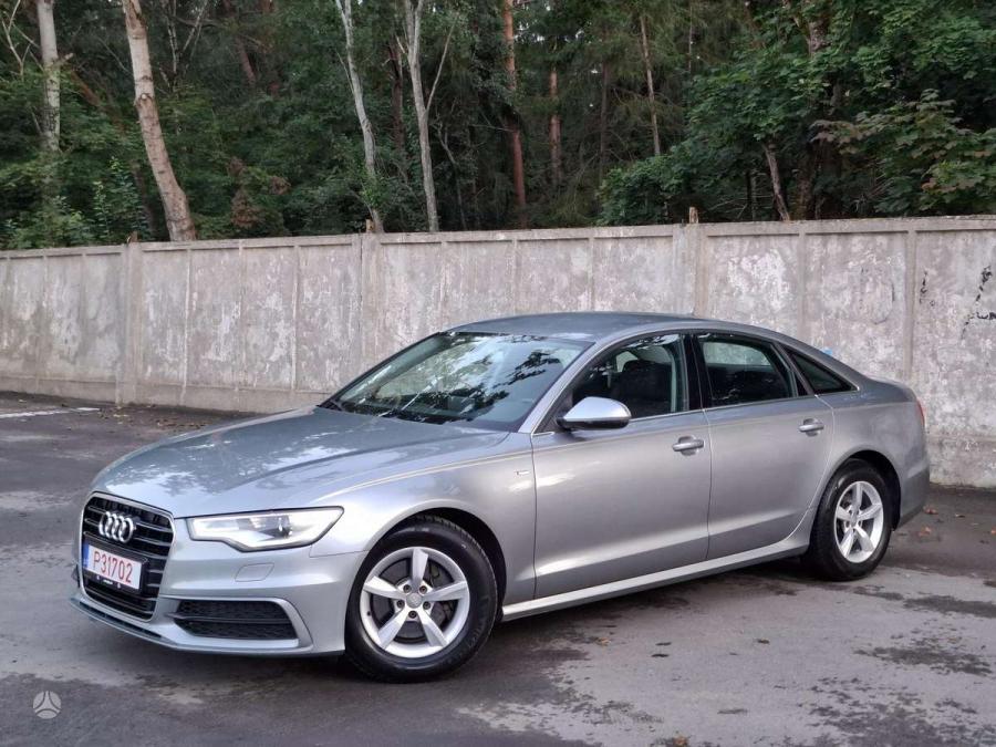 Pelēks Audi A6 2014 Viļņa, ar dzinēja tilpumu 1.97 L un nobraukumu 224 tūkst. km par 9600 €, foto 6 vietnē AUTOMOTO.COM.LV