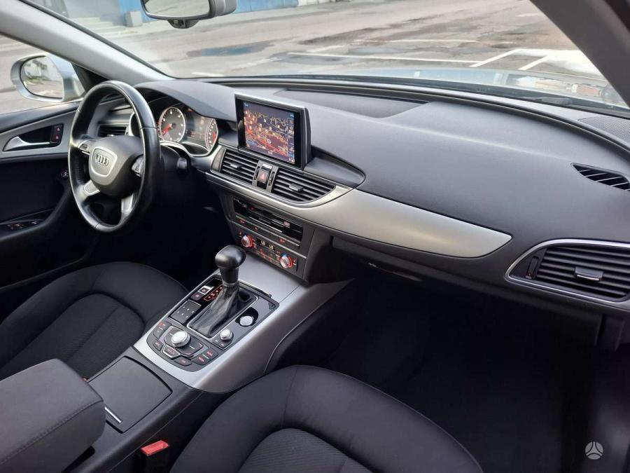 Pelēks Audi A6 2014 Viļņa, ar dzinēja tilpumu 1.97 L un nobraukumu 224 tūkst. km par 9600 €, foto 13 vietnē AUTOMOTO.COM.LV