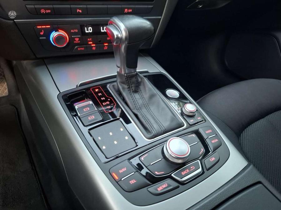 Pelēks Audi A6 2014 Viļņa, ar dzinēja tilpumu 1.97 L un nobraukumu 224 tūkst. km par 9600 €, foto 14 vietnē AUTOMOTO.COM.LV