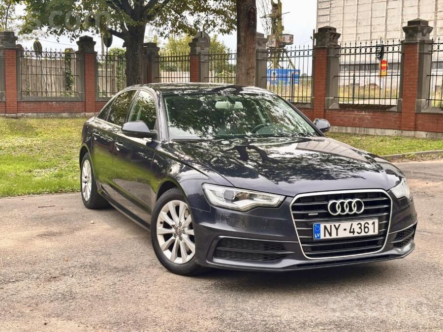 Grey Audi A6 2014 in Riga, with an engine capacity of 2.80 L and mileage of 309 thousand km for 7800 €, photo 1 on AUTOMOTO.COM.LV