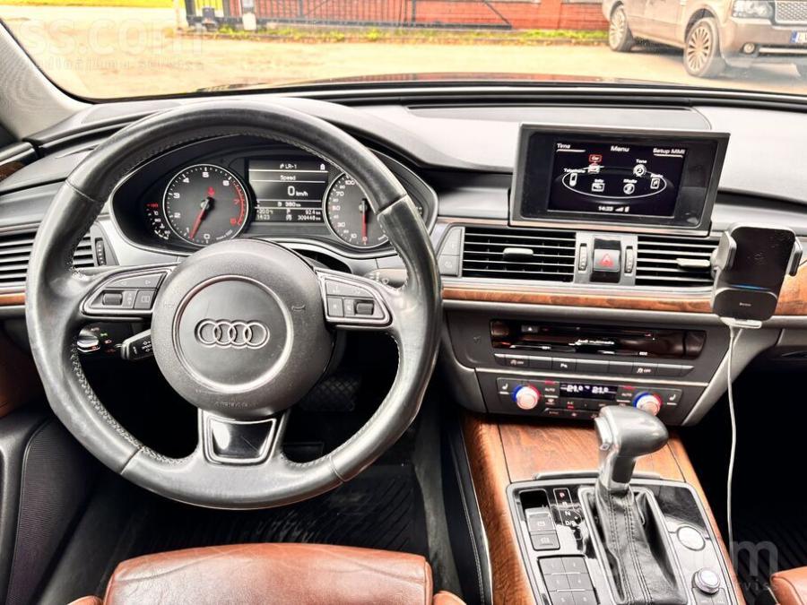 Grey Audi A6 2014 in Riga, with an engine capacity of 2.80 L and mileage of 309 thousand km for 7800 €, photo 7 on AUTOMOTO.COM.LV