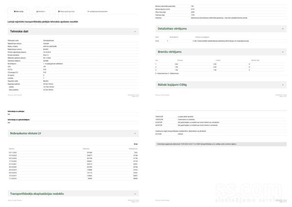 Серый Ауди А6 2014 в Рига, объемом двигателя 2.80 л и пробегом 309 тыс. км за 7800 €, фото 8 на AUTOMOTO.COM.LV