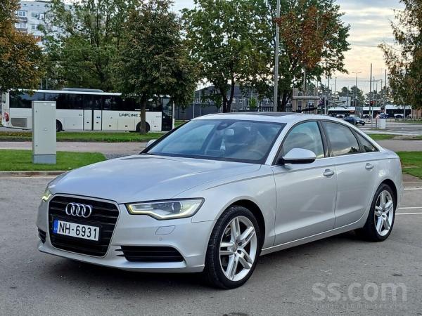 Grey Audi A6 2014 in Riga, with an engine capacity of 3.00 L and mileage of 0 thousand km for 8950 €, photo 5 on AUTOMOTO.COM.LV