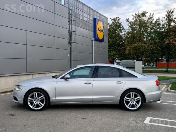 Grey Audi A6 2014 in Riga, with an engine capacity of 3.00 L and mileage of 0 thousand km for 8950 €, photo 6 on AUTOMOTO.COM.LV