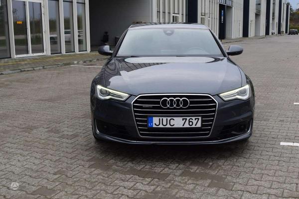 Grey Audi A6 2015 in Vilnius, with an engine capacity of 2.97 L and mileage of 178 thousand km for 13250 €, photo 2 on AUTOMOTO.COM.LV