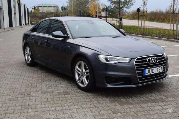 Grey Audi A6 2015 in Vilnius, with an engine capacity of 2.97 L and mileage of 178 thousand km for 13250 €, photo 3 on AUTOMOTO.COM.LV