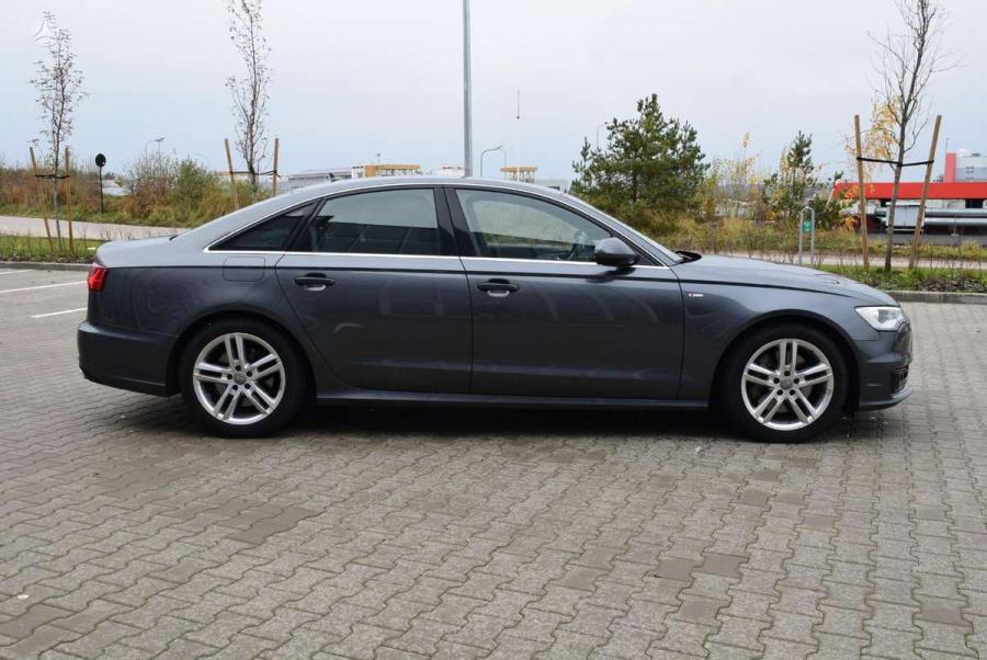 Pelēks Audi A6 2015 Viļņa, ar dzinēja tilpumu 2.97 L un nobraukumu 178 tūkst. km par 13250 €, foto 4 vietnē AUTOMOTO.COM.LV