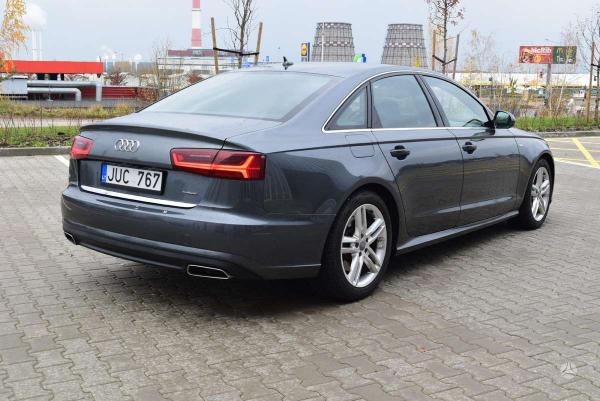 Grey Audi A6 2015 in Vilnius, with an engine capacity of 2.97 L and mileage of 178 thousand km for 13250 €, photo 5 on AUTOMOTO.COM.LV