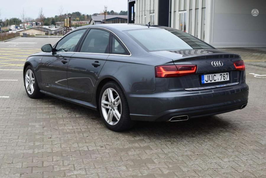 Pelēks Audi A6 2015 Viļņa, ar dzinēja tilpumu 2.97 L un nobraukumu 178 tūkst. km par 13250 €, foto 7 vietnē AUTOMOTO.COM.LV
